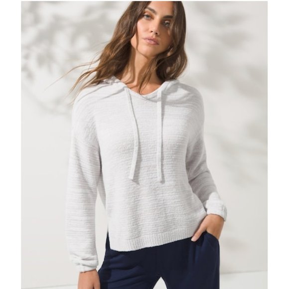 Soma | Sweaters | Nwt Soma Somawknd Marshmallow Knit Hoodie Gray ...